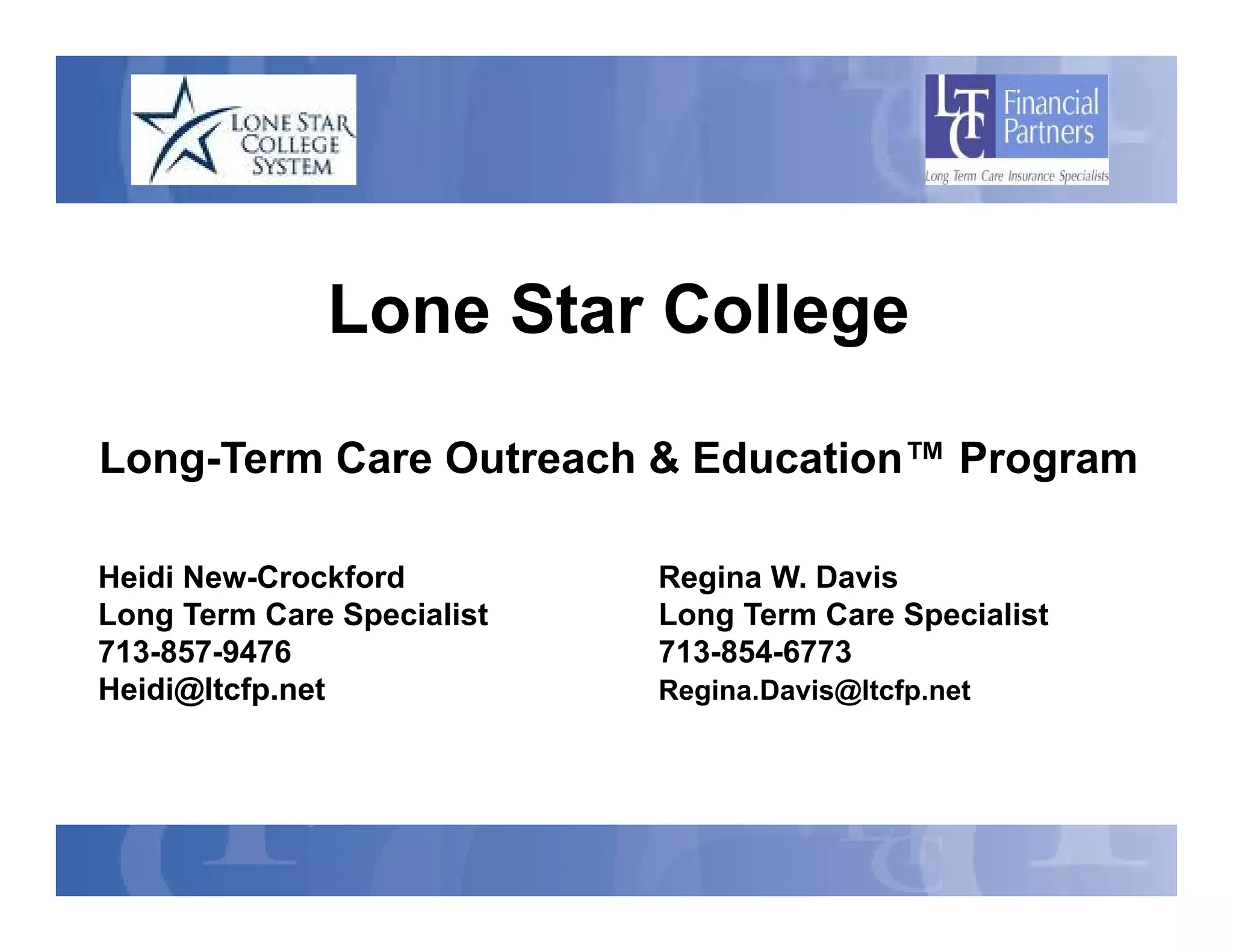 LTC Presentation | PDF