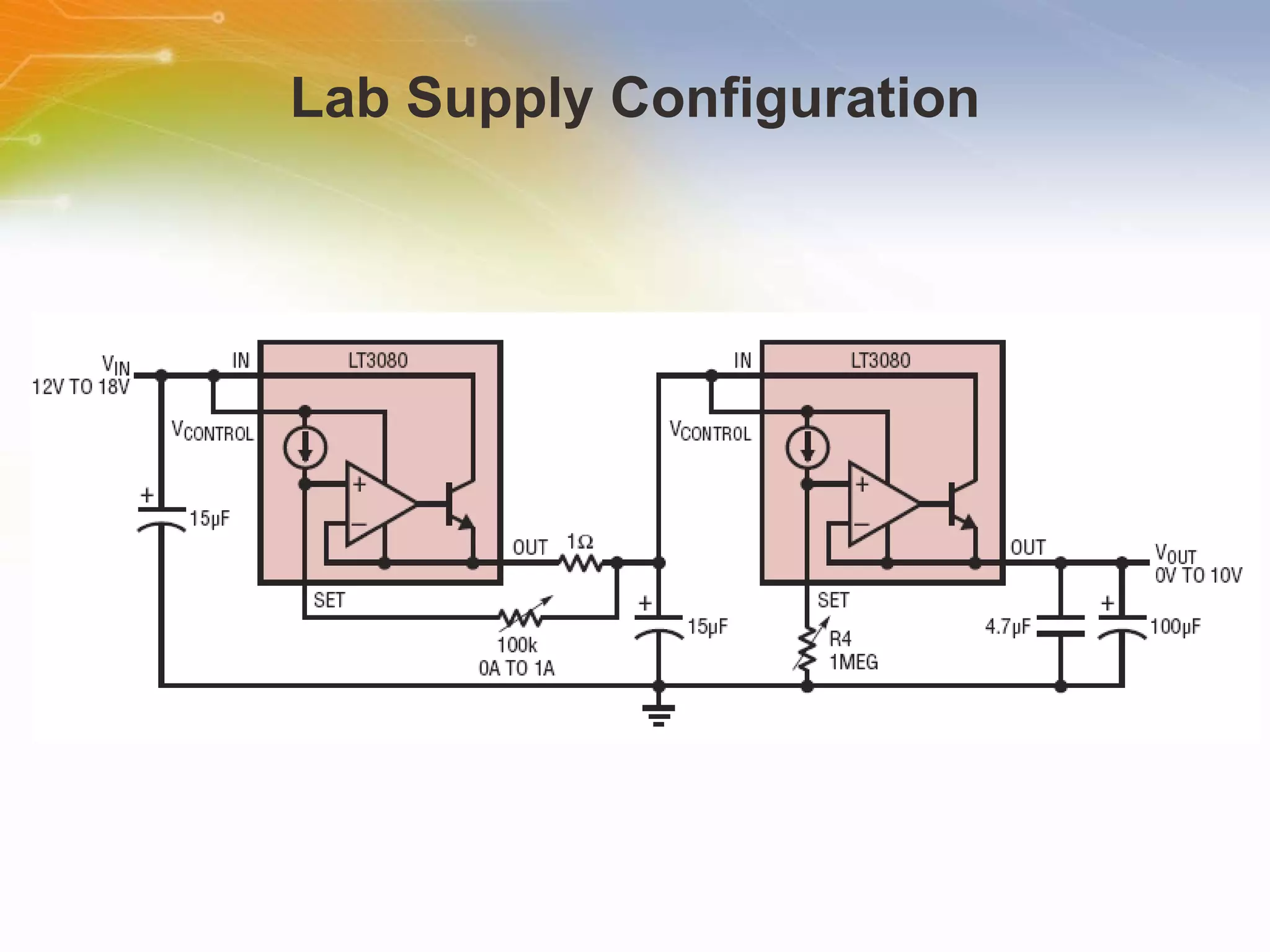 Introducing the LT3080 - Adjustable 1.1A Single Resistor LDO Regulator | PPT
