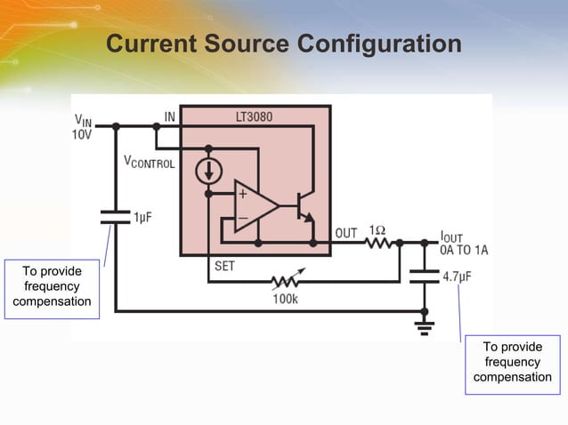 Introducing the LT3080 - Adjustable 1.1A Single Resistor LDO Regulator | PPT