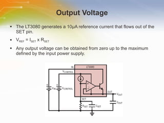 Introducing the LT3080 - Adjustable 1.1A Single Resistor LDO Regulator | PPT