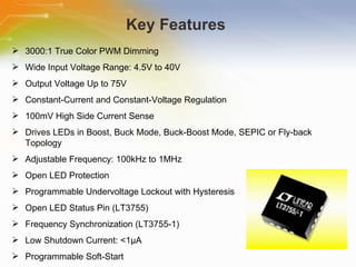 LT3755 - High Side Sense LED Controller for High Current LED ...