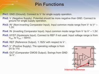 LTC1540 Ultra-Low Power Comparator | PPT