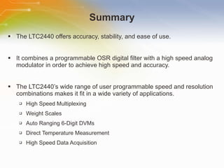 LTC2440 - High Speed Delta Sigma ADC | PPT