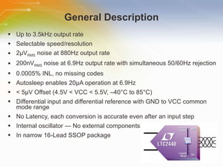 LTC2440 - High Speed Delta Sigma ADC | PPT