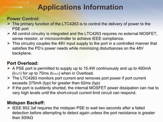 LTC4263 - PSE Controller with Internal Switch | PPT