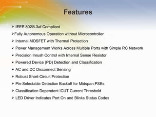 LTC4263 - PSE Controller with Internal Switch | PPT | Operating Systems ...