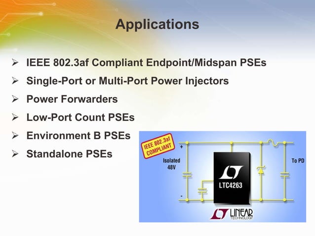 LTC4263 - PSE Controller with Internal Switch | PPT | Operating Systems ...