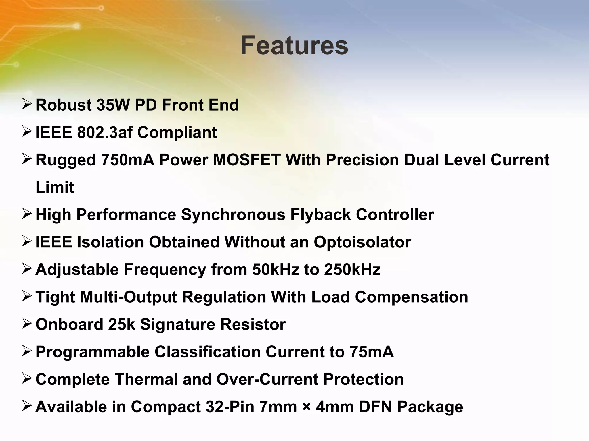 An overview Study on High Power PD Interface Controller | PPT