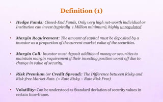 Long Term Capital Management (LTCM) Financial Collapse - Risk Management Case Study | PPTX
