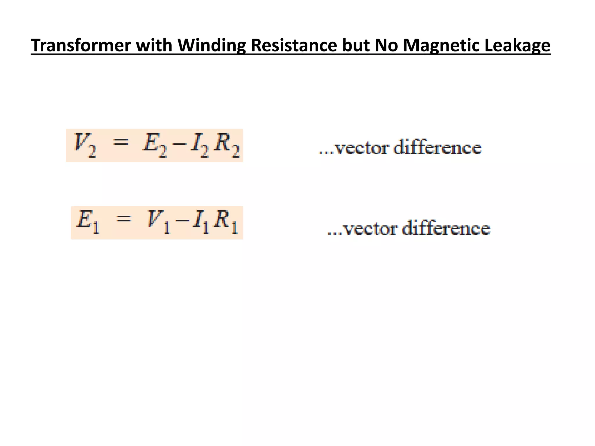 Transformer : Equivalent Circuit | PPTX
