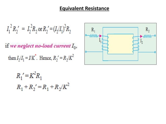 Transformer : Equivalent Circuit | PPTX