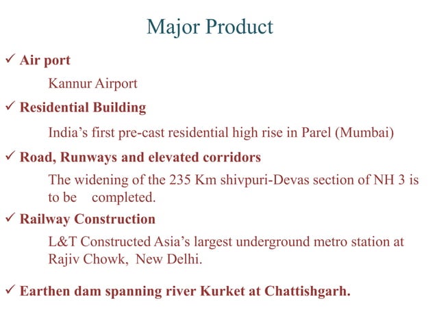 L&t company | PPTX | Large Business | Business