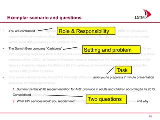 Viva voce for MSc students at LSTM: a case report | PPTX