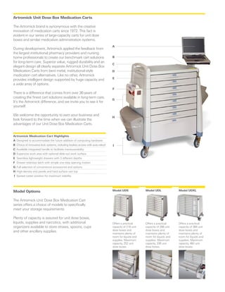 Artromick Ltc Ud Medication Cart Brochure for Hospital Computing ...