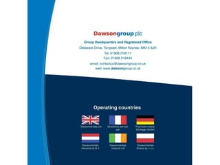 Lt Dawsongroup Overview | PPT
