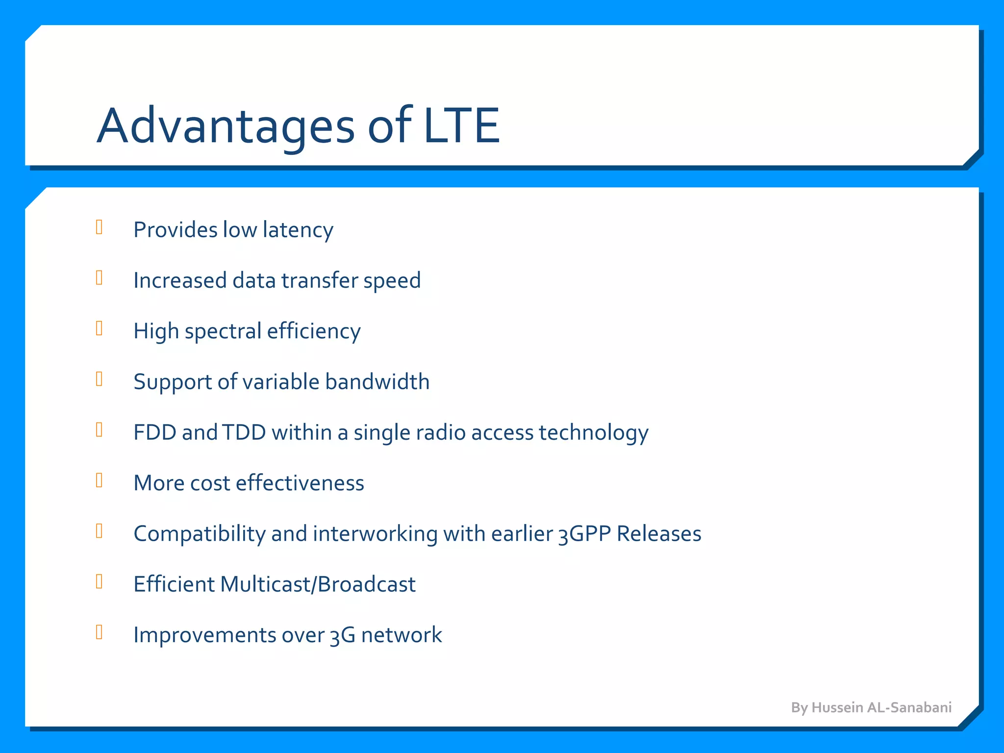 Long Term Evolution (LTE) | PPT