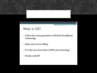 Lte | PPTX