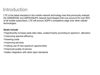 Lte basics | PPT | Smartphones | Consumer Electronics