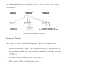 LTE Carrier Aggregation protocol stack and its functionalities | PPT