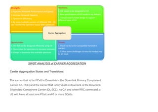 LTE Carrier Aggregation protocol stack and its functionalities | PPT