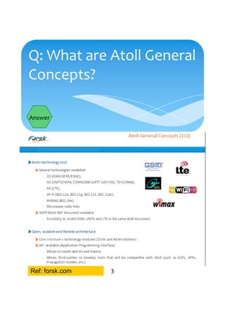 LTE RF Planning Tool - Atoll | PDF