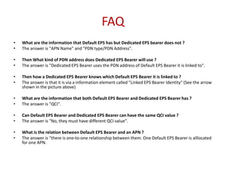 Lte default and dedicated bearer / VoLTE | PPTX