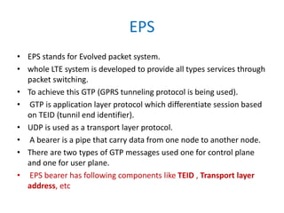 Lte default and dedicated bearer / VoLTE | PPTX