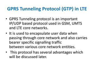 Lte default and dedicated bearer / VoLTE | PPTX