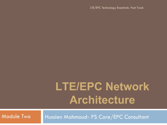 LTE EPC Technology Essentials | PDF | Internet | Computing