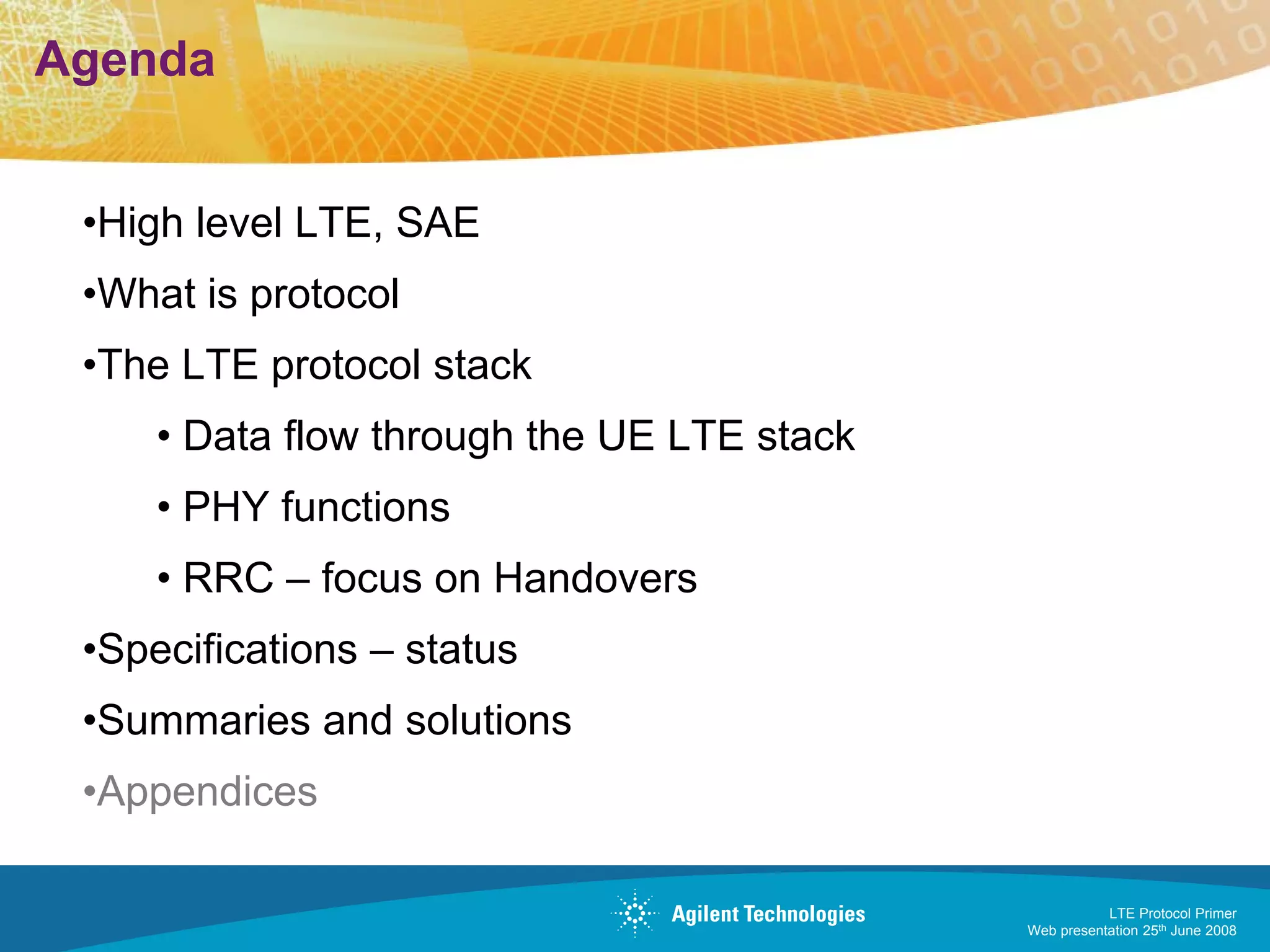 LTE Protocol Primer | PDF