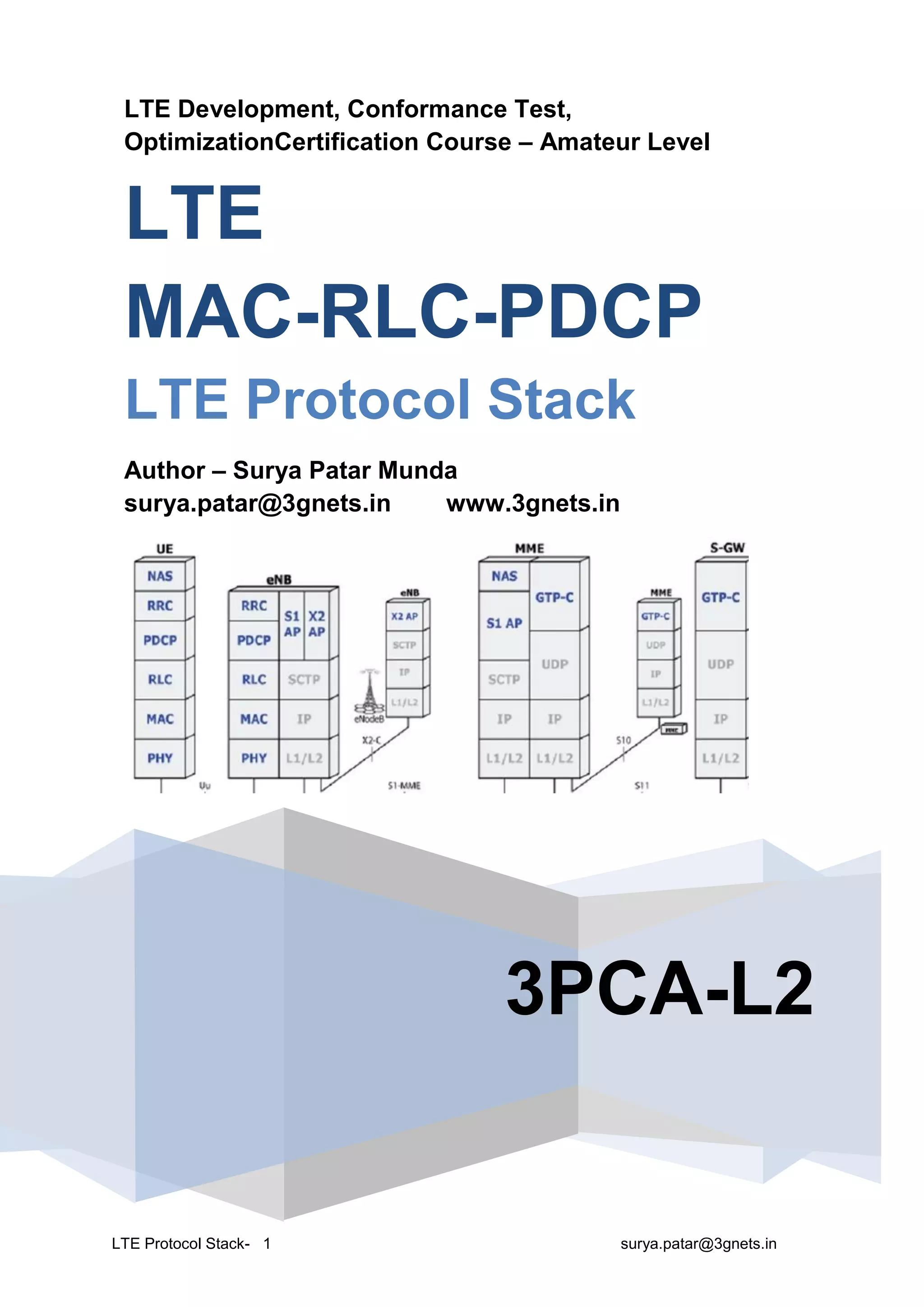 Lte protocol-stack-mac-rlc-pdcp | PDF