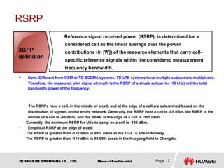 Lte rf-optimization-guide | PPT