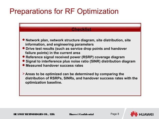 Lte rf-optimization-guide | PPT | Computer Networking | Computing