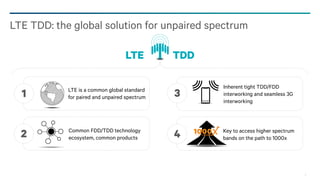Lte tdd-the-global-solution-for-unpaired-spectrum | PPT