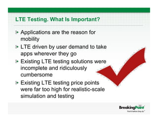 LTE Testing | 4G Testing | PDF