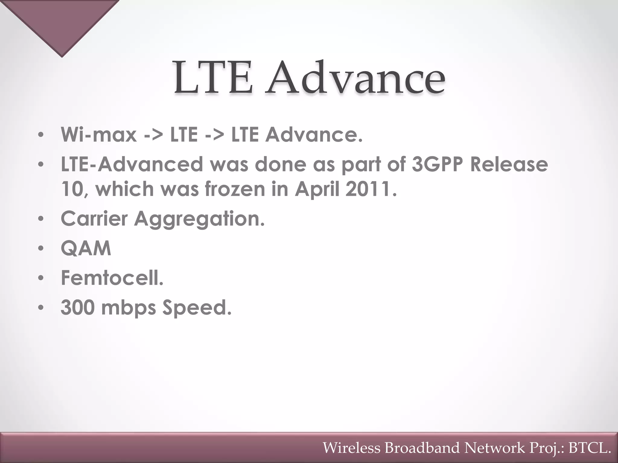 Wireless Broadband Network Project : BTCL | PPTX