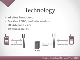 Wireless Broadband Network Project : BTCL | PPTX