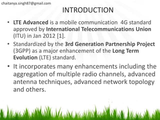 LTE Advanced - The Global 4G Standard | PDF | Computer Networking | Computing