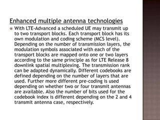 Lte advanced | PPTX