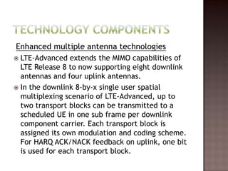 Lte advanced | PPTX