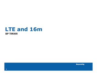 Lte And 16m Technology Comparasion V0 1 | PDF | Smartphones | Consumer Electronics