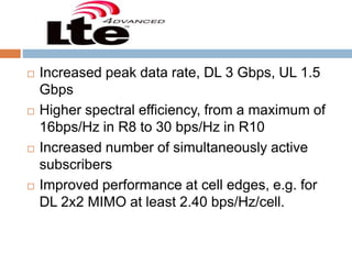 LTE and Its Evolution | PPT
