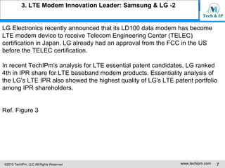 LTE and LTE-Advanced Patent Analysis 2010 1Q | PPT