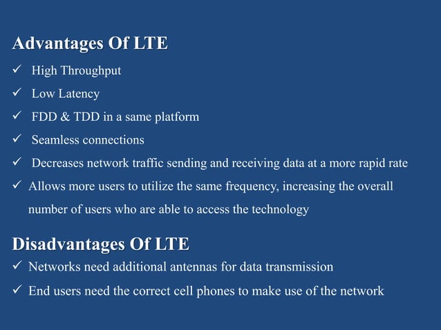 LTE Architecture | PPTX | Smartphones | Consumer Electronics