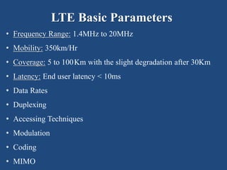 LTE Architecture | PPTX