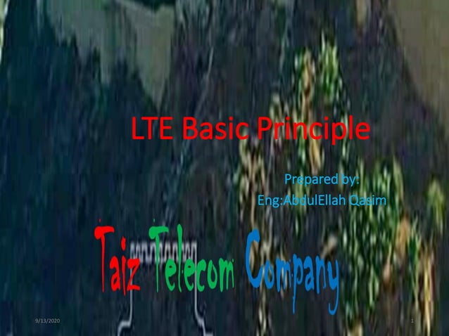 LTE Basic Principle | PPT
