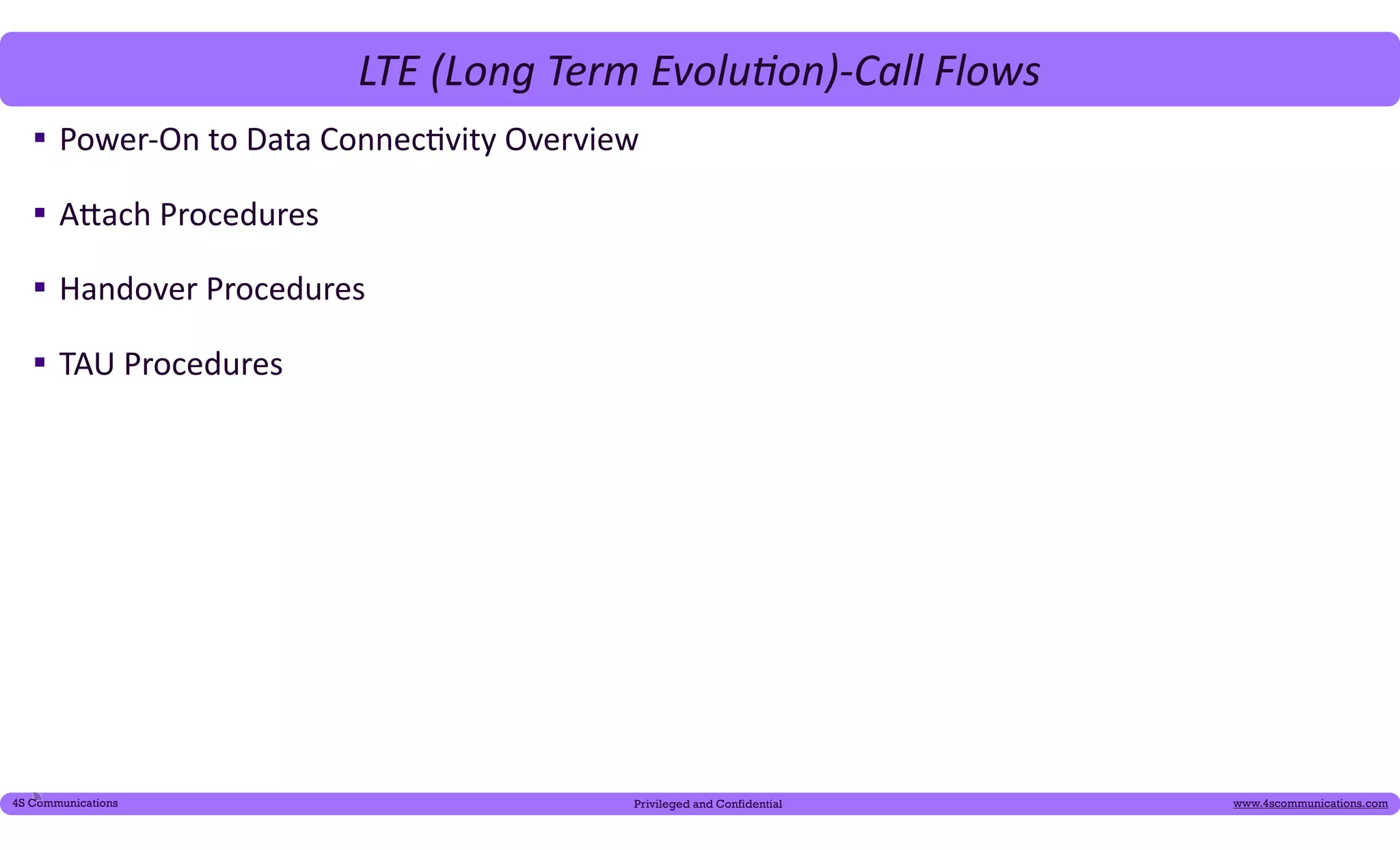 Lte call flows | PDF