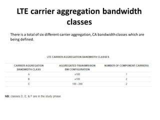 LTE Carrier Aggregation about the aggregation | PDF | Telecommunications Industry | Industries