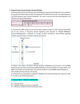 Lte channel | DOCX