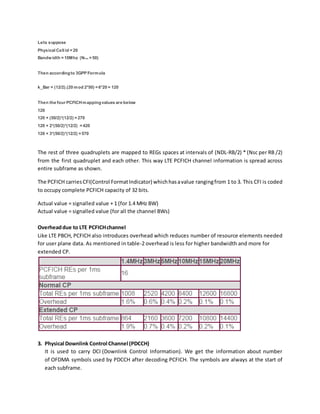 Lte channel | DOCX